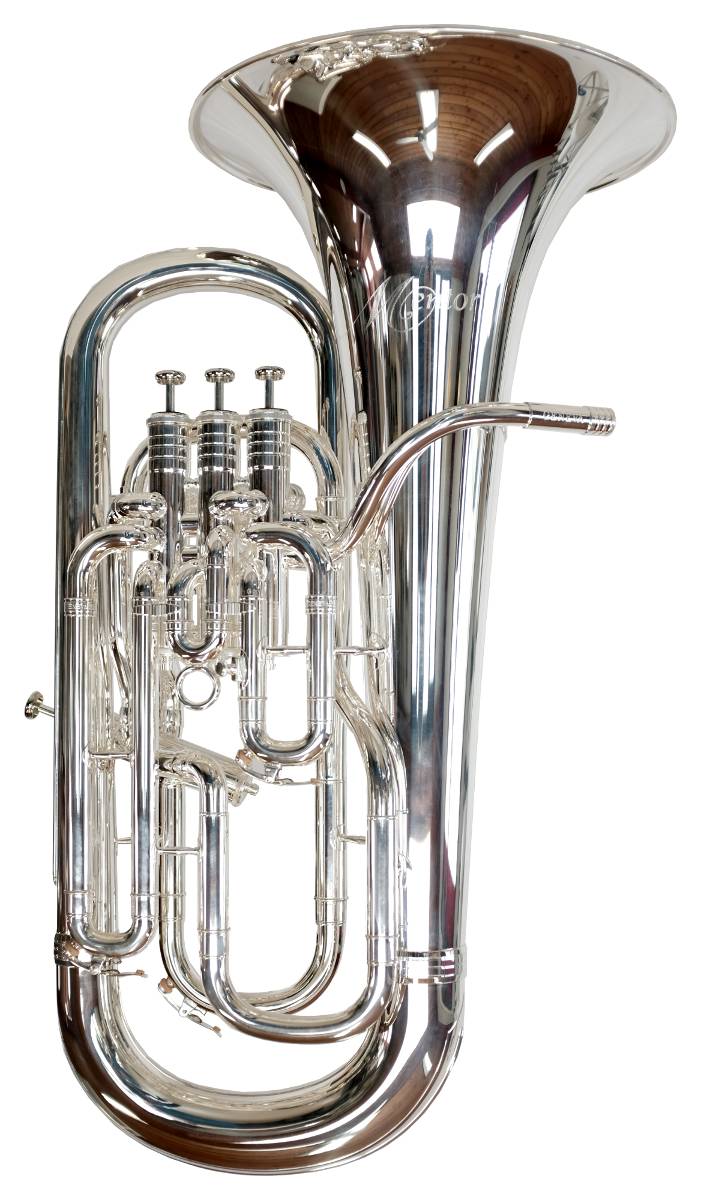 Euphonium Geneva Brass, Mentor, 4 pistons, argenté (GNEU700S)
