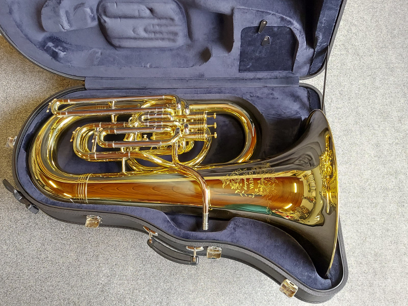 Basse Mib Geneva Brass, Symphony, 4 pistons compensés, laqué ...