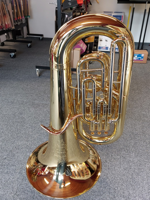 Basse Mib Geneva Brass, Symphony, 4 pistons compensés, laqué ...