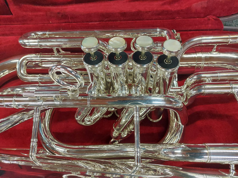 Basse Mib Besson Sovereign BE983-2-0, Front Action, Argentée ...